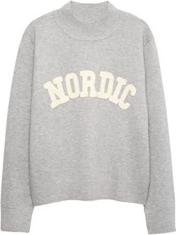 Marks and Spencer Pull Coupe &agrave; col chemin&eacute;e avec Texte Femmes XL