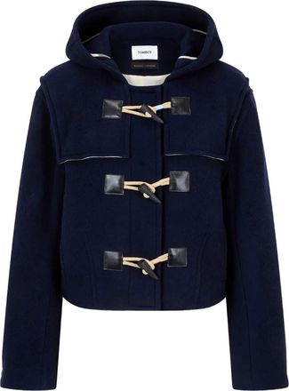 STUDIO TOMBOY hooded toggle jacket - Bleu