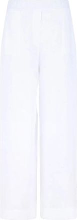 Gran Sasso Femme, Pantalons, Blanc, Taille: 36 FR Cropped Pantalons