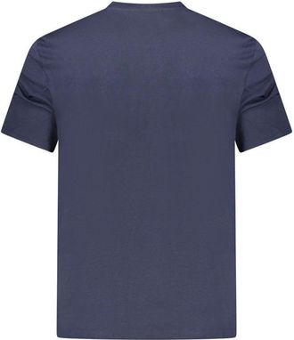 Calvin Klein Logo-Embroidered Cotton T-Shirt - Navy