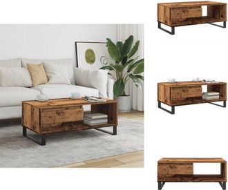 vidaXL Vidaxl - Couchtisch Altholz-Optik 90x50x36,5 cm Holzwerkstoff - Couchtisch - Couchtische - Beistelltisch - Sofatisch