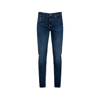 7 For All Mankind Jean slim d&eacute;lav&eacute; en coton m&eacute;lang&eacute;
