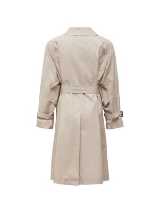 Max Mara Womens Trench Coat Studio Natural Cotton & Raincoats