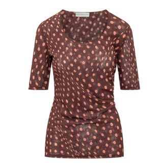 Stella McCartney Damen, Oberteile, Braun, SGr&ouml;&szlig;e