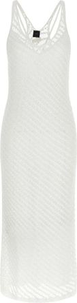 Pinko Pinko, Femme, Robes, Blanc, Taille: 36 FR Longue Robe Miraggio