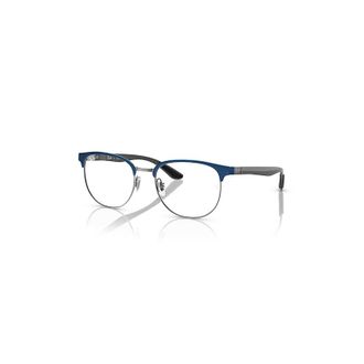 Ray-Ban Rb8422 Optics Blau Mit Gunmetal Fassung Klar Glas Polarisiert 54-19