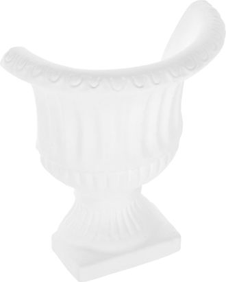 NUOBESTY ULDIGI Vintage Wandvase aus Gips Halbflaschen Design Dekorative Wand blumenvase f&uuml;r Trockenblumen Halbrunde im Landhausstil Mittlere f&uuml;r Wohnzimmer un