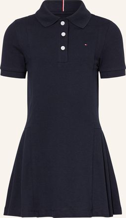 Tommy Hilfiger Piqu&eacute;-Polokleid blau