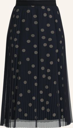 s.Oliver Black Label S.Oliver Black Label Mesh-Rock Mit Plissees blau