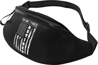 Generic Drapeau Am&eacute;ricain De LUs Air Force (Retrait&eacute;) Sac De Voyage R&eacute;glable Sac &Agrave; Bandouli&egrave;re Unisexe Poche Poitrine Pour Cyclisme Course &Agrave; Pied Sorties 14X3