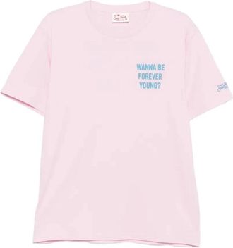 MC2 Saint Barth Homme, Tops, Rose, Taille: S Forever Young T-Shirt