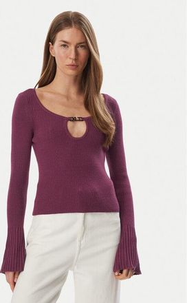 Karl Lagerfeld Pullover B4W18006 Dunkelrot Slim Fit
