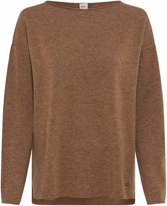 Brax Feel Good Style Liz Pull en Tricot Moderne pour Femme, Taupe, 40
