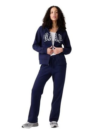 GAP Sweat-shirt à capuche zippé avec logo pour femmes, XX-Small