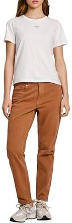 Pepe Jeans London Tapered Jeans Hw Pl204591, Marron (Marron Noisette), 27 W/30 L Femme