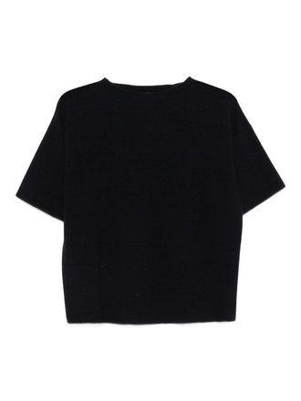 Fabiana Filippi Pull Col Rond - Bleu