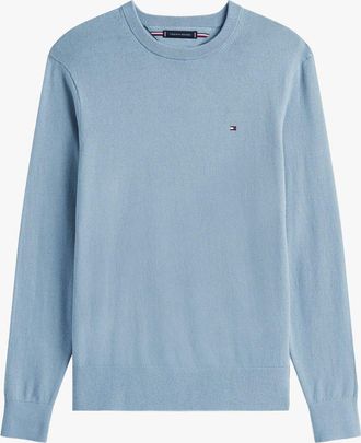 Tommy Hilfiger Pull col rond en coton et cachemire