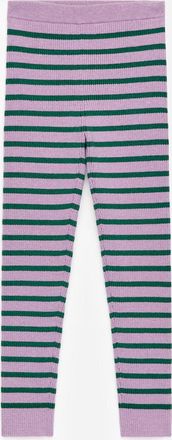 Arket Leggings Aus Baumwolle Und Wolle -Gr&uuml;n