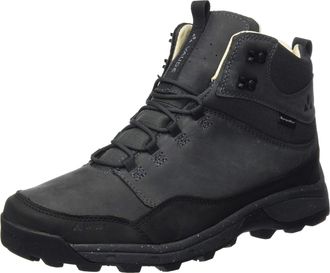 Vaude wasserdichte Wanderstiefel für Damen HKG Core Mid STX, leichte Wanderschuhe für ausgiebige Touren, bequeme und rutschfeste Outdoorschuhe in schwarz - 