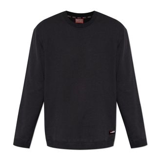Diesel Herren, Sweatshirts & Hoodies, Schwarzk, XLGr&ouml;&szlig;e