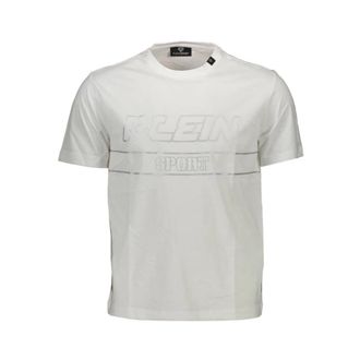 Plein Sport Logo-Print Baumwoll-T-Shirt - - Sport - Herren - Wei&szlig; - S