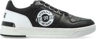 Versace Jeans Couture Homme, Chaussures, Noir, Taille: 45 EU Logo Baskets