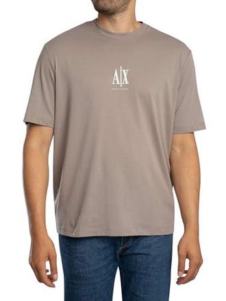 A|X Armani Exchange Icon Small Logo Tee T-Shirt, Bois flott&eacute;, S Homme