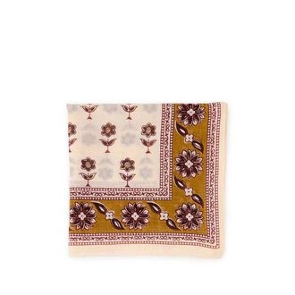 Au Printemps Paris Etole imprim&eacute; fleuri en coton