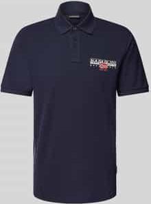 Napapijri Slim Fit Poloshirt mit Label-Print Modell AYLMER