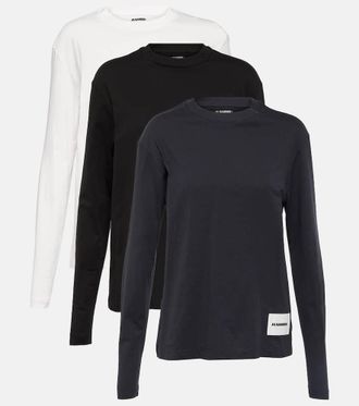 Jil Sander Set aus drei Sweatshirts aus Jersey