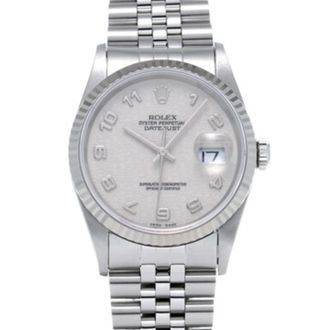 Rolex Uhren - Datejust - Gr. unisize - in Wei&szlig; - f&uuml;r Damen