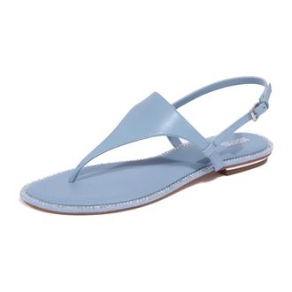 Michael Kors Swarovski Leder Zehentrenner - - Shoes - Damen - Blau - 36 EU