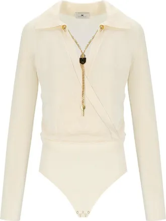 Elisabetta Franchi BODY BLANC ELISABETTA FRANCHI
