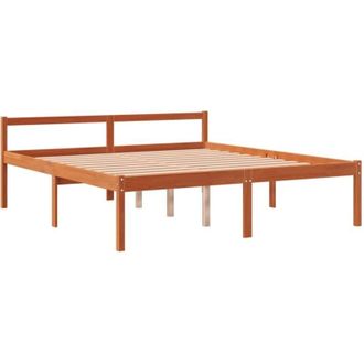 vidaXL Lit pour personne âgée sans matelas 150x200 cm bois pin massif Vidaxl