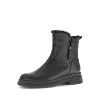 Gabor Damen Chelsea Boots, Frauen Stiefeletten,Moderate Mehrweite (G),Best Fitting,Schlupfstiefel,flach,Stiefel,Bootee,schwarz,42.5 EU / 8.5 UK