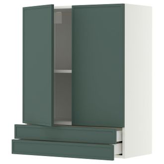IKEA METOD / MAXIMERA Wandschrank mit 2 T&uuml;ren/2 Schubl