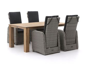 Intenso Furniture Intenso Umbria/ROUGH-X 180 cm Gartenm&ouml;bel-Set 5-teilig verstellbar