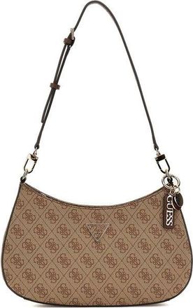 Guess Schultertasche Latte Logo/Braun