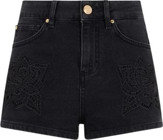 Roberto Cavalli Damen, Shorts, Schwarzk, XLGr&ouml;&szlig;e