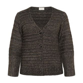 Kaffe Curve Damen, Strickwaren, Schwarzk, XLGröße