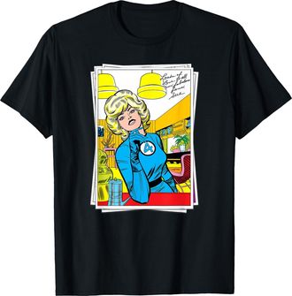 MARVEL Fantastic Four Invisible Woman Retro Vintage Photo T-Shirt