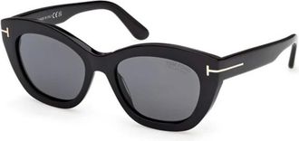 Tom Ford Femme, Accessoires, Noir, Taille: 53 MM Linda-02 Lunettes de soleil