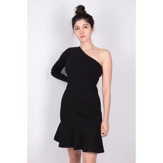 J.W.Anderson One-Shoulder-Minikleid - - Dresses - Damen - Schwarzk - M