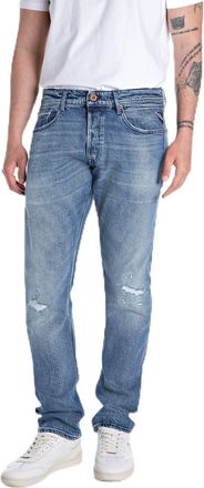 Replay Herren Grover Original Jeans, 009 Medium Blue, 33W / 32L EU