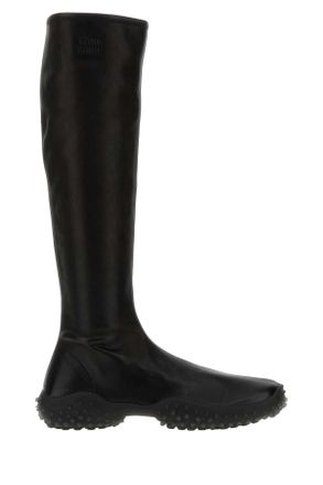 Miu Miu Nappa Leather Boot - Black