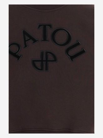 Patou Cotton Logo Sweatshirt - Brown