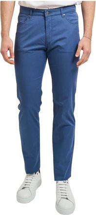 Bugatti Homme, Pantalons, Bleu, Taille: 5XL Pantalon Slim Fit en Coton