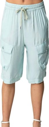 Pinko Pinko, Femme, Shorts, Bleu, Taille: 40 FR Shorts d&eacute;contract&eacute;s