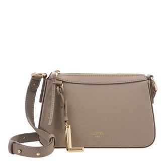 Lancel Crossbody Bags - Faubourg Grained Cowhide Leather - Mini Top Zip Ba - Gr. unisize - in Beige - f&uuml;r Damen