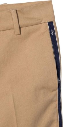 Fay Cotton-Elastane Blend Chino Trousers - Brown